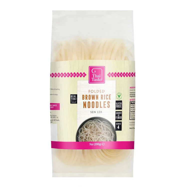 Thai Taste Brown Folded Rice Noodles (200g) – Fennel and Ginger