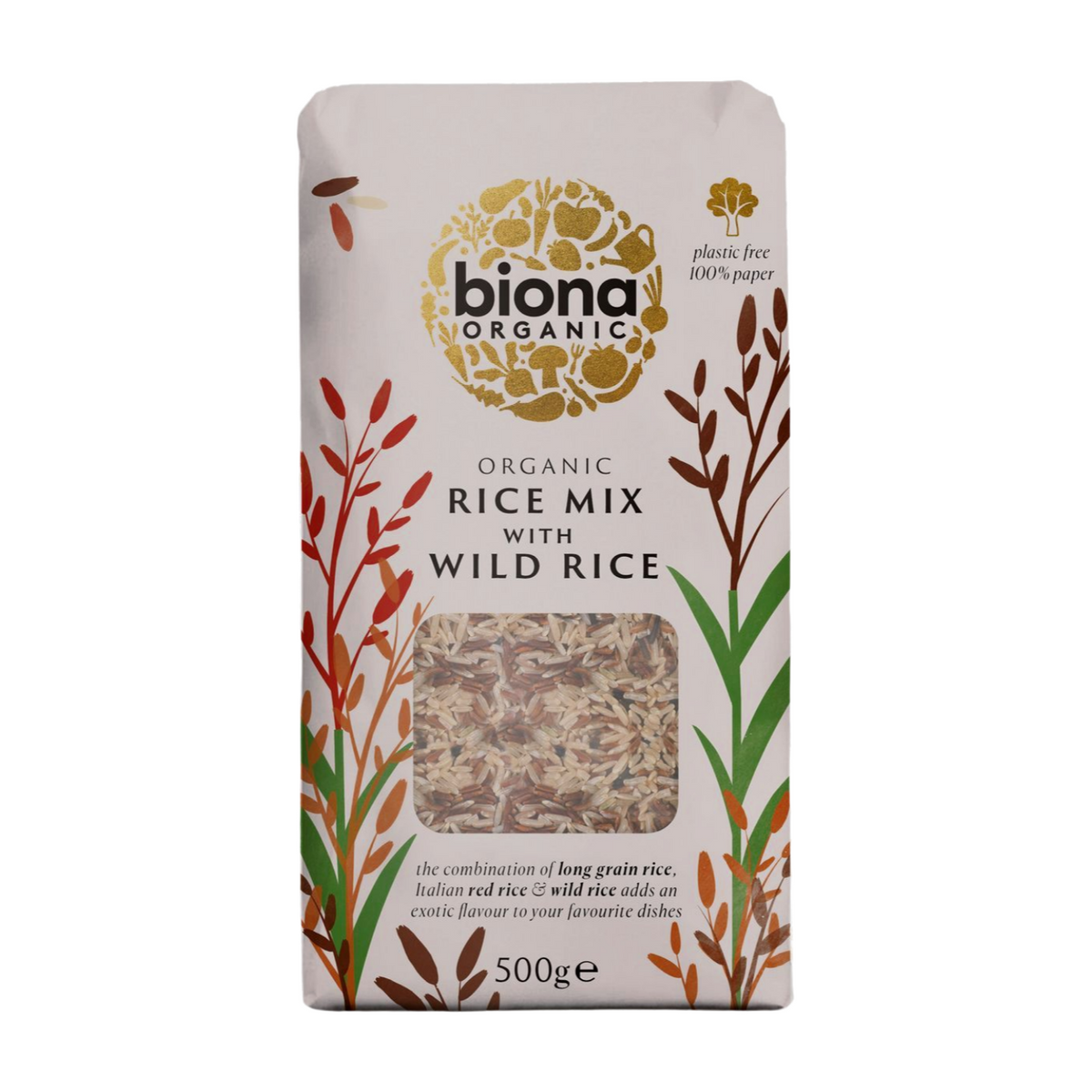 Biona Organic Rice Mix with Wild Rice (500g) – Fennel and Ginger