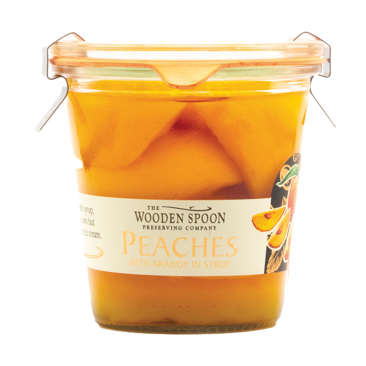 The Wooden Spoon Preserving Company Peaches with Brandy in Syrup (270g ...