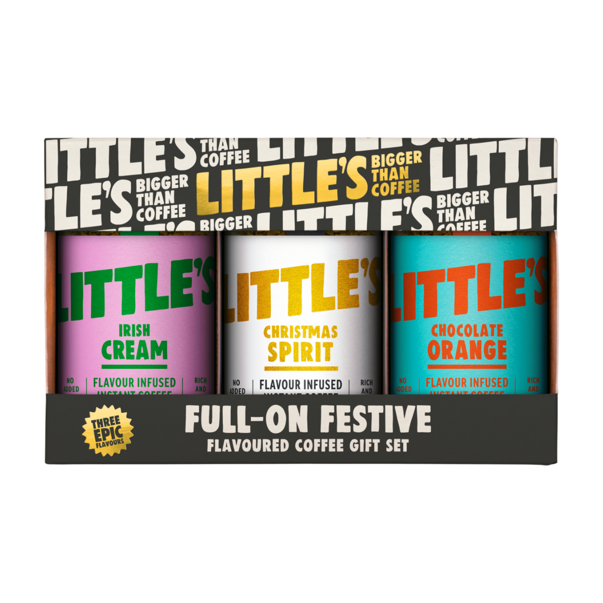 Little's Full-On Festive Flavoured Instant Coffee Gift Set – Fennel and ...
