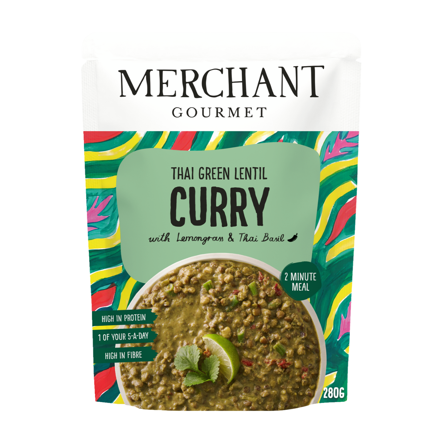 Merchant Gourmet Thai Green Lentil Curry (280g) – Fennel and Ginger