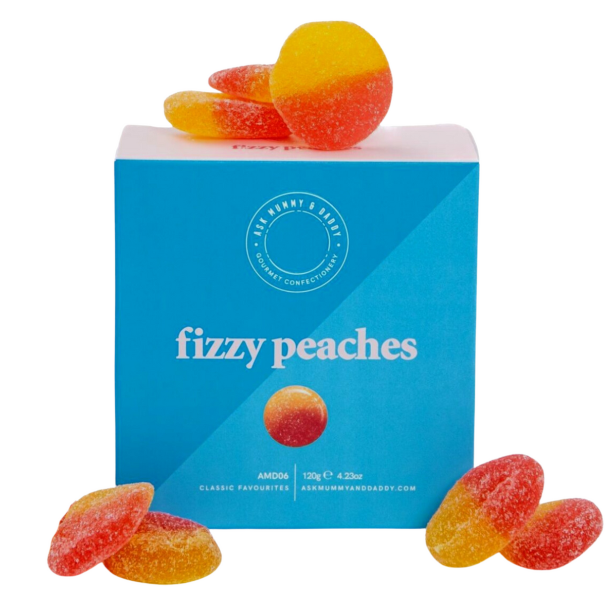 Ask Mummy & Daddy Fizzy Peaches (120g) – Fennel and Ginger