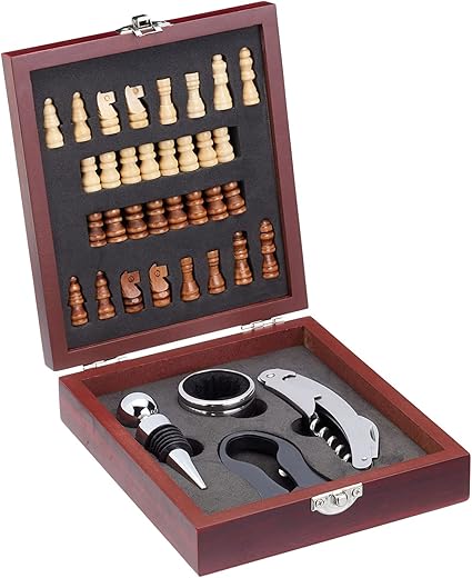 BarCraft Wine & Chess Gift Set – Fennel and Ginger