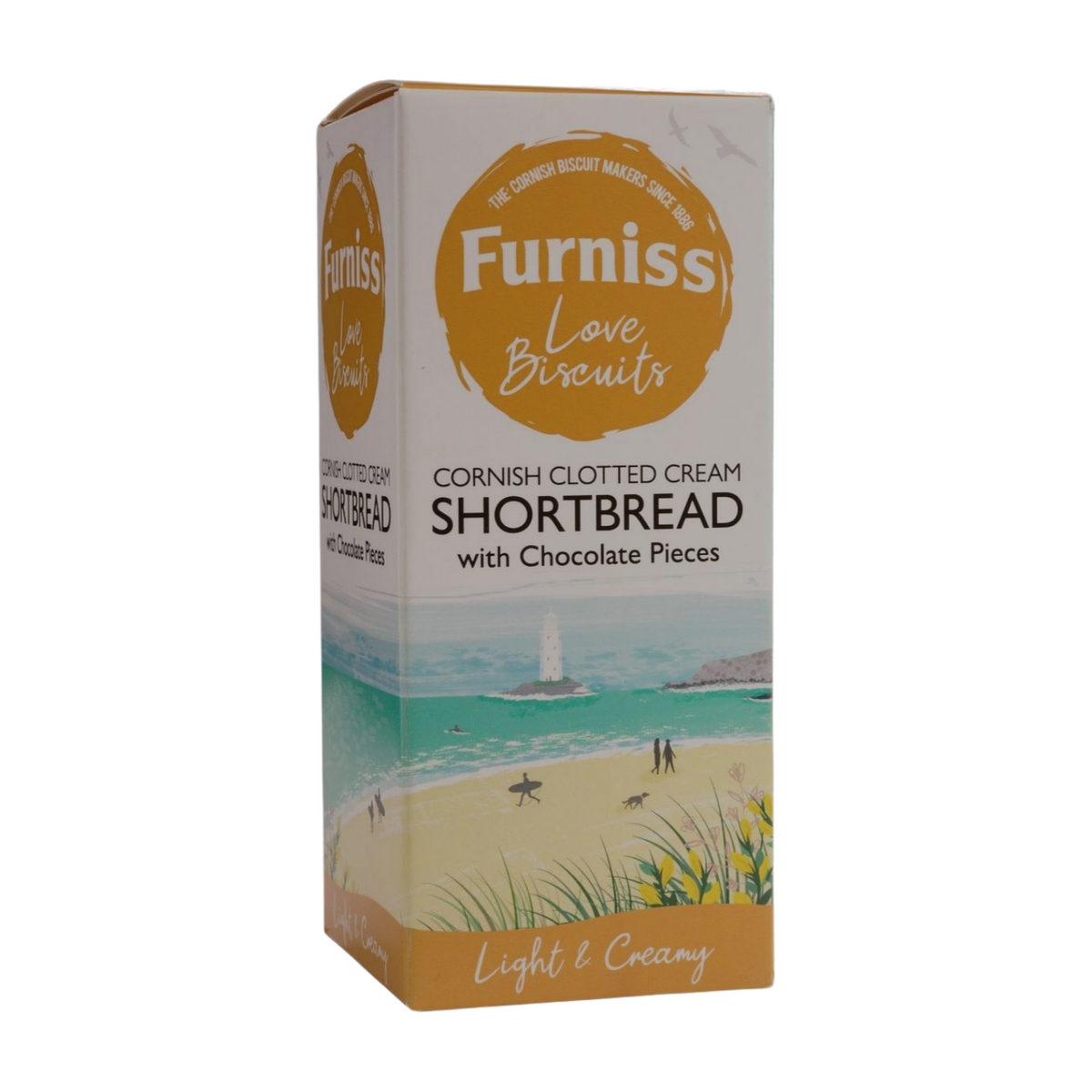 Furniss Cornish Clotted Cream Shortbread with Chocolate Pieces (180g ...