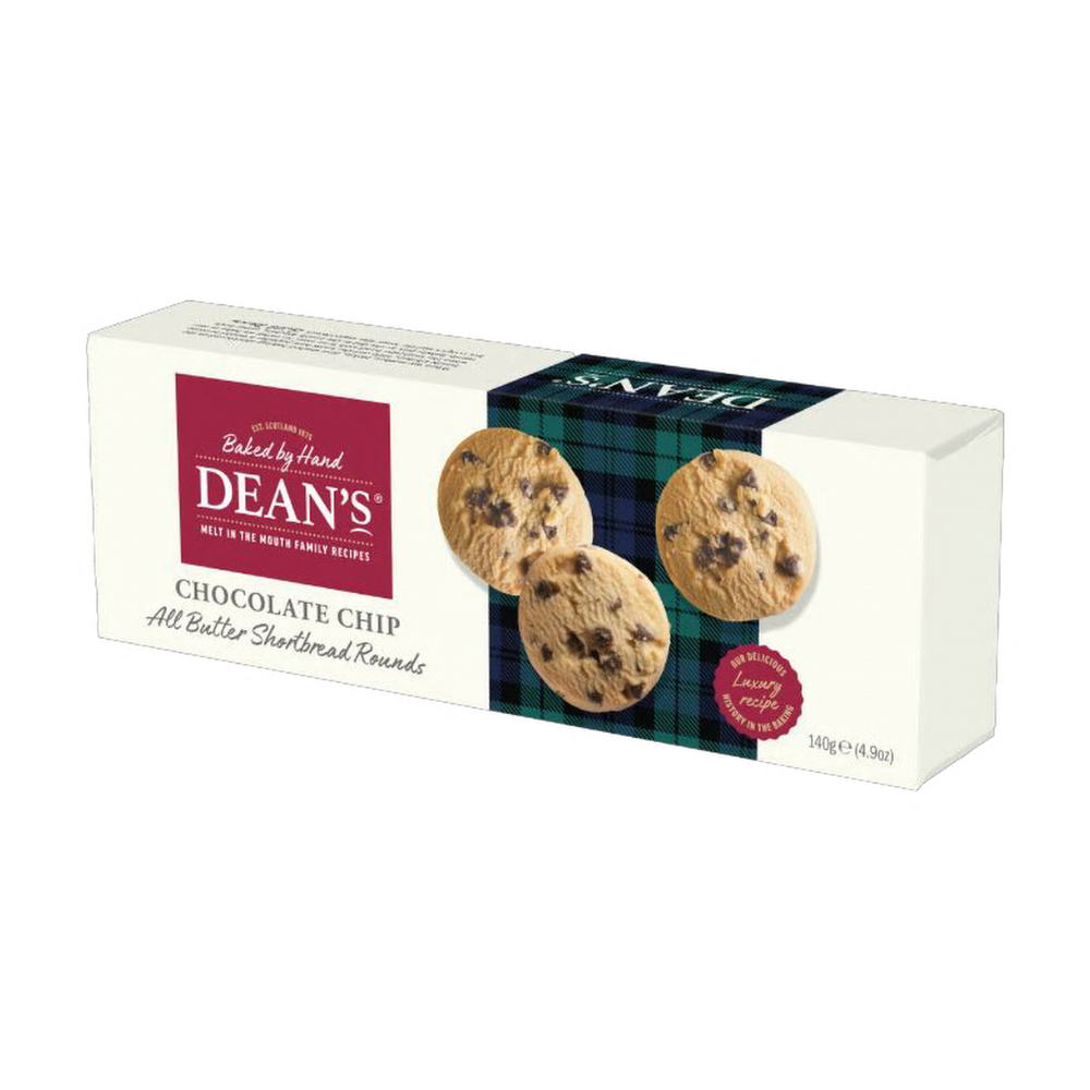 Dean's Chocolate Chip All Butter Shortbread Rounds (140g) – Fennel and ...