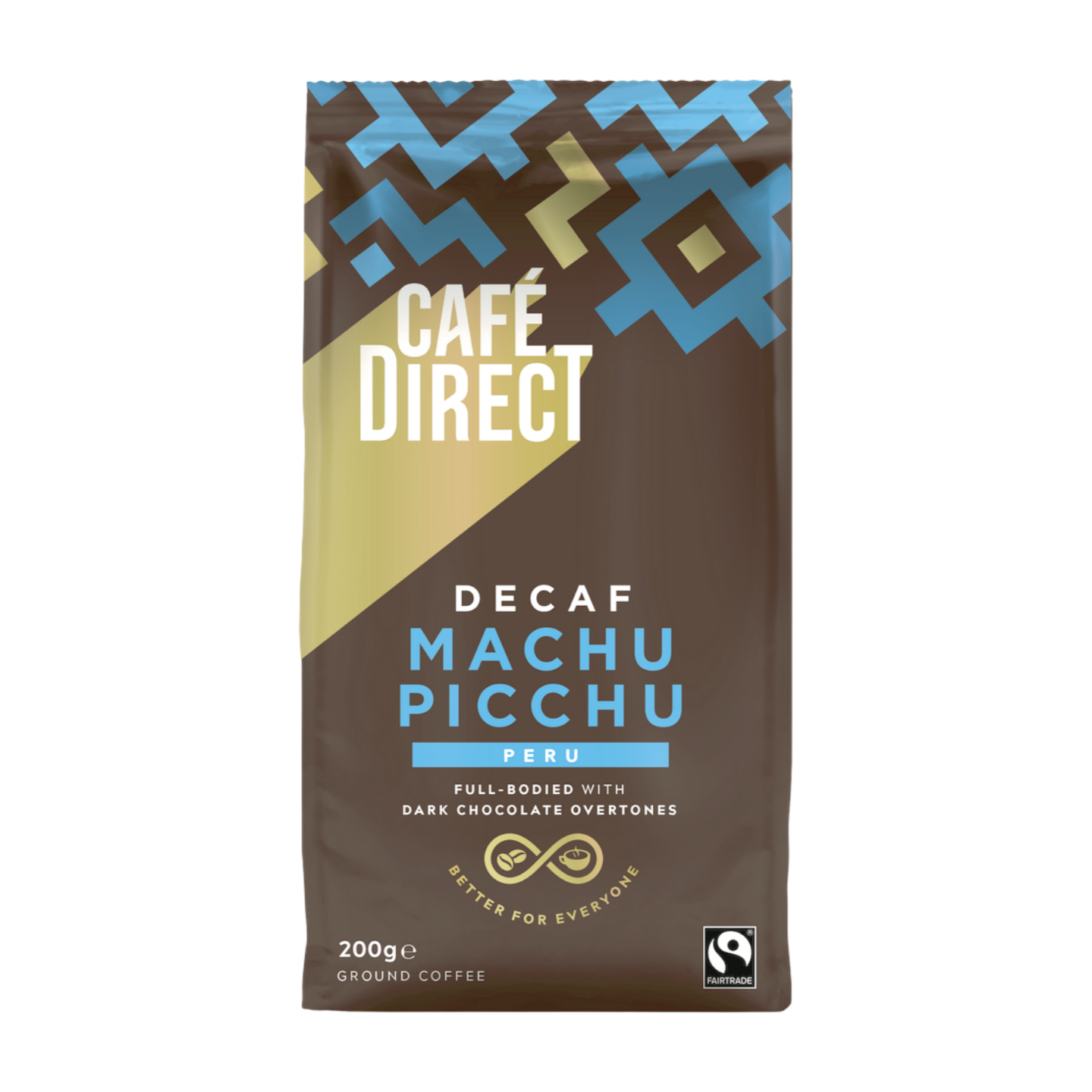 Cafe Direct Machu Picchu Decaf Ground Coffee (200g) – Fennel and Ginger