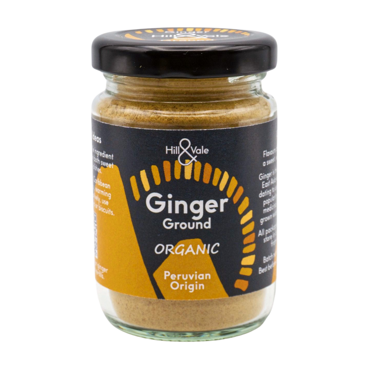 Hill & Vale Organic Ginger Ground (35g) – Fennel and Ginger