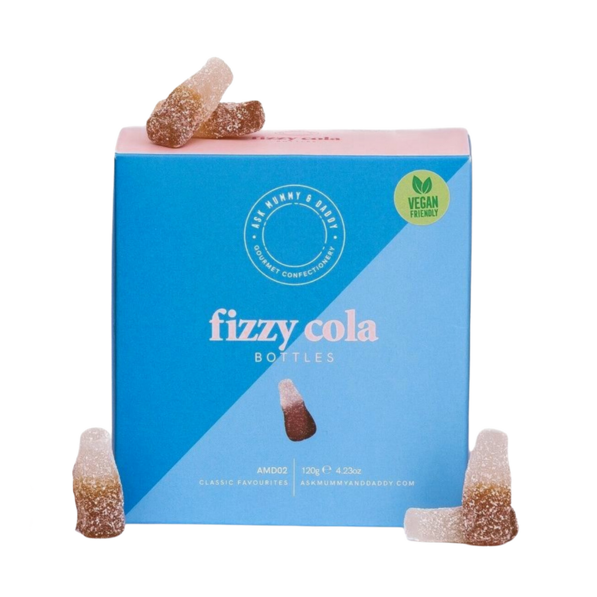 Ask Mummy & Daddy Fizzy Cola Bottles (120g) – Fennel and Ginger