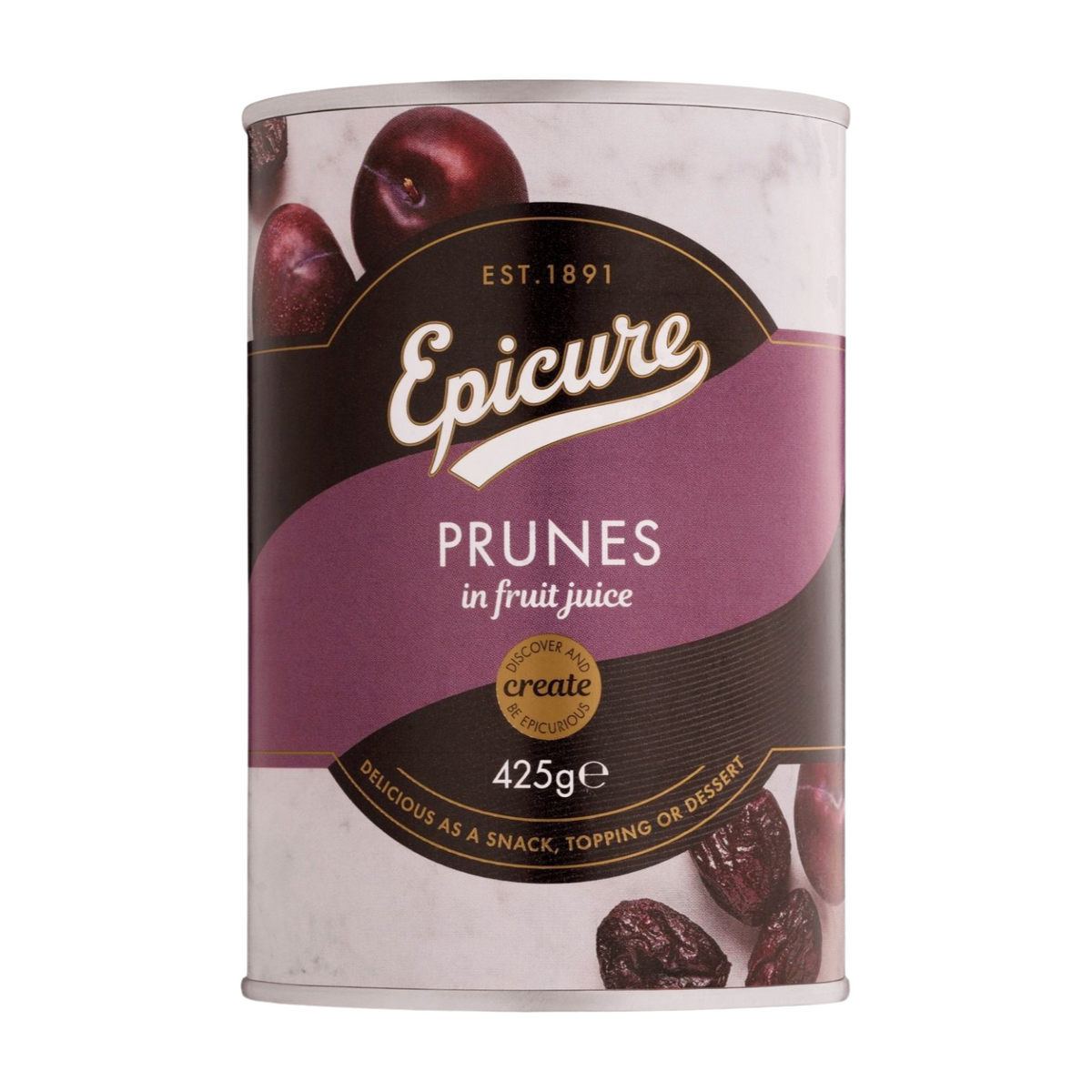 Epicure Prunes in Fruit Juice (425g) – Fennel and Ginger