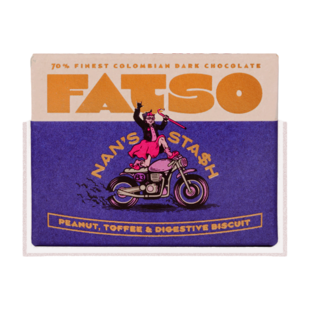 Fatso 'Nan's Stash' Peanut, Toffee & Digestive Biscuit (40g) – Fennel ...