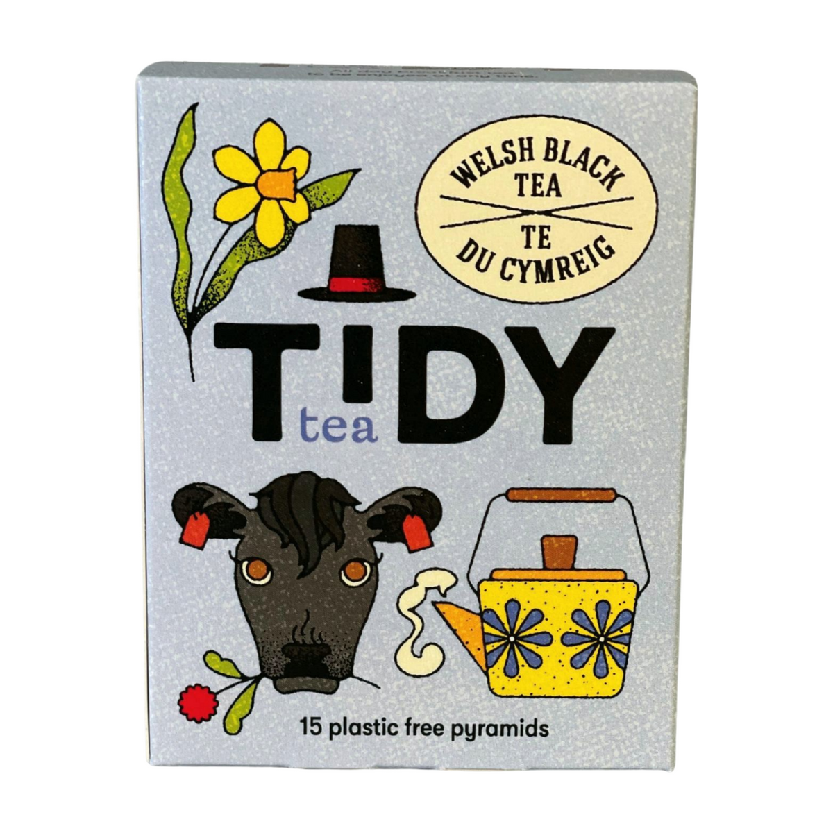 Tidy Tea Welsh Black All Day Breakfast Tea (15 Pyramids) – Fennel and ...