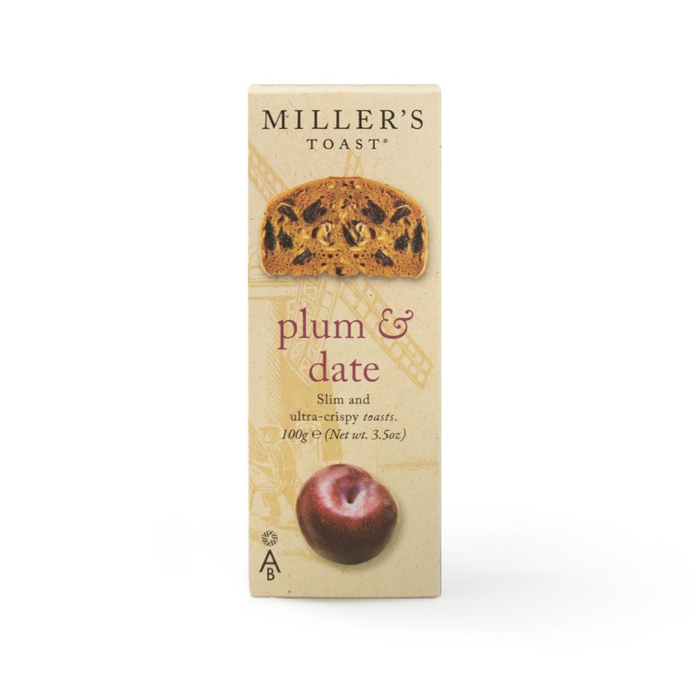 Artisan Biscuits Miller's Toast Plum & Date (100g) – Fennel and Ginger